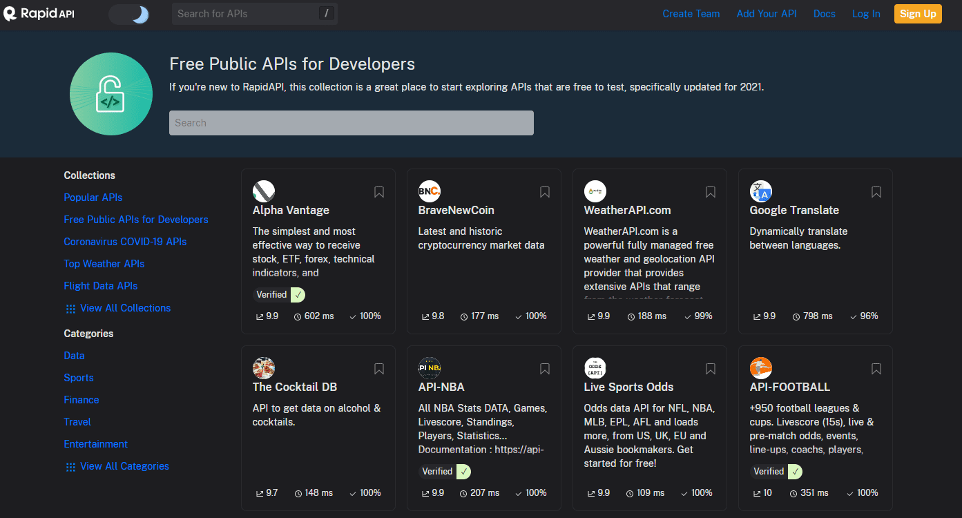 7 APIs públicas, gratuitas e de qualidade - Anselme.com.br